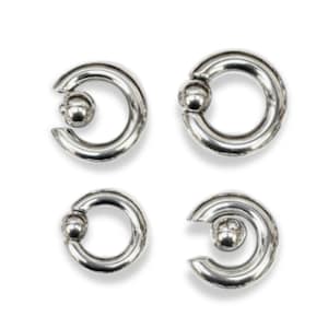 Prince Albert Piercing Jewelry Titanium Implant Captive Bead Hoop CBR ...