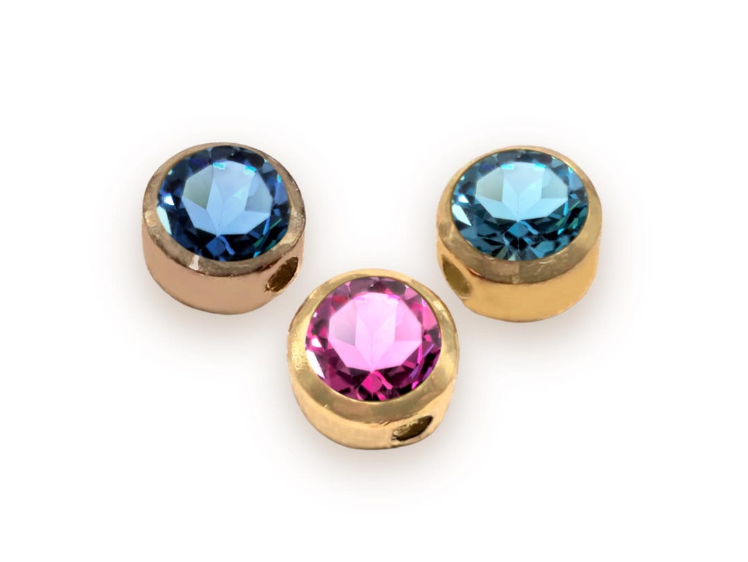 14K Gold Captive Beads Cup / Flat Gem Piercing Replacement, Attachment ...