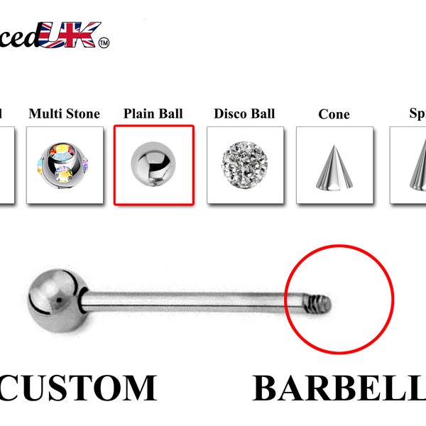 Barbell Earrings - Etsy