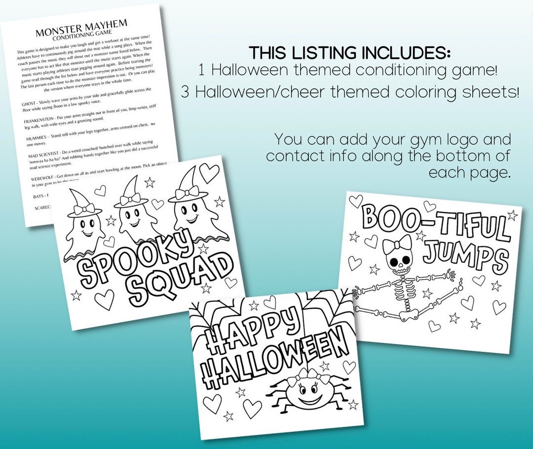October Coloring Sheets - Etsy