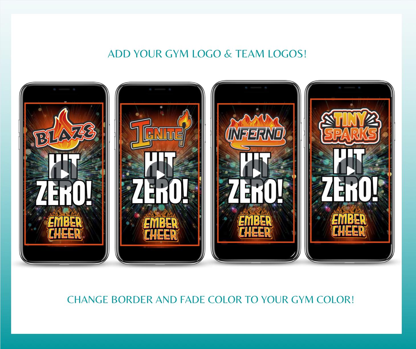 Hit Zero Video Template - Etsy