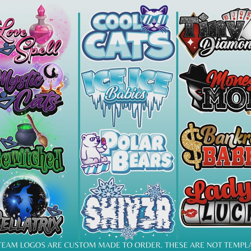 Custom Cheer Team Logo - Etsy UK