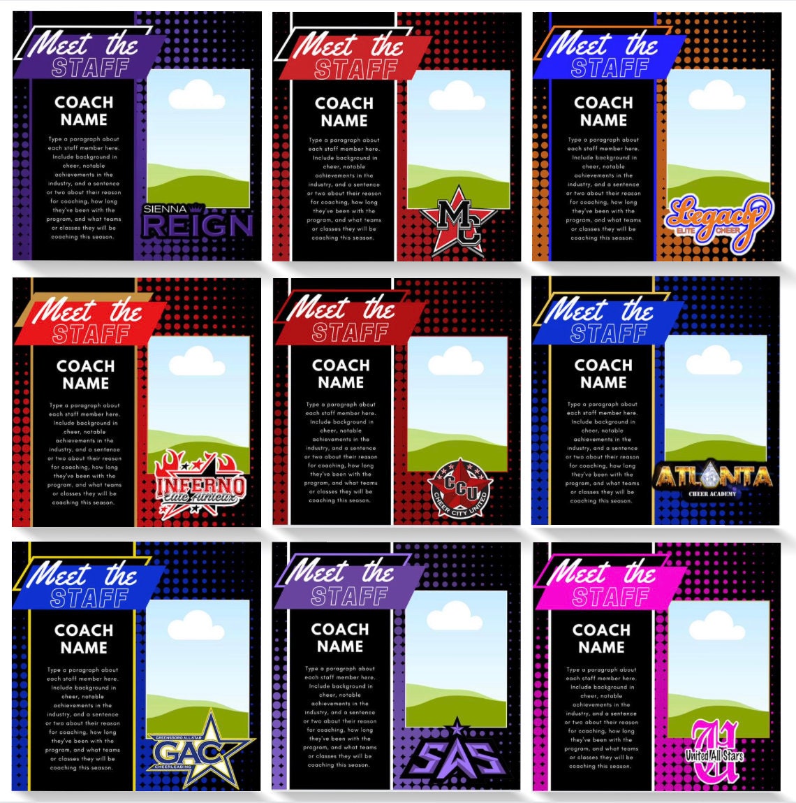 Meet the Staff Template - Etsy