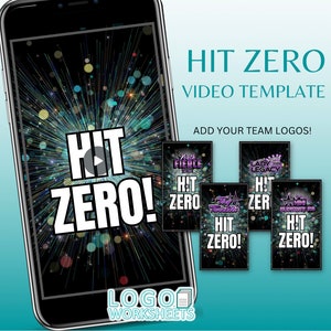 Hit Zero Video Template - Etsy