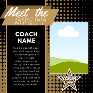 Meet the Staff Template - Etsy