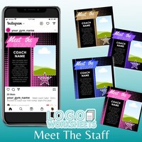 Modern Meet Our Team Flyer Template: Editable Canva Design (digital Download) - Etsy