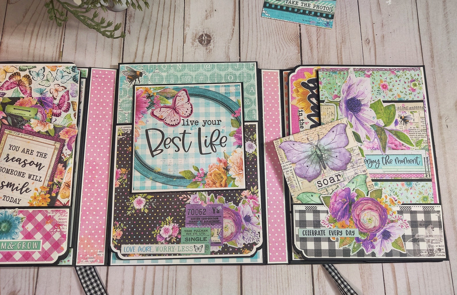 Life is Beautiful Folio Mini Album - Etsy