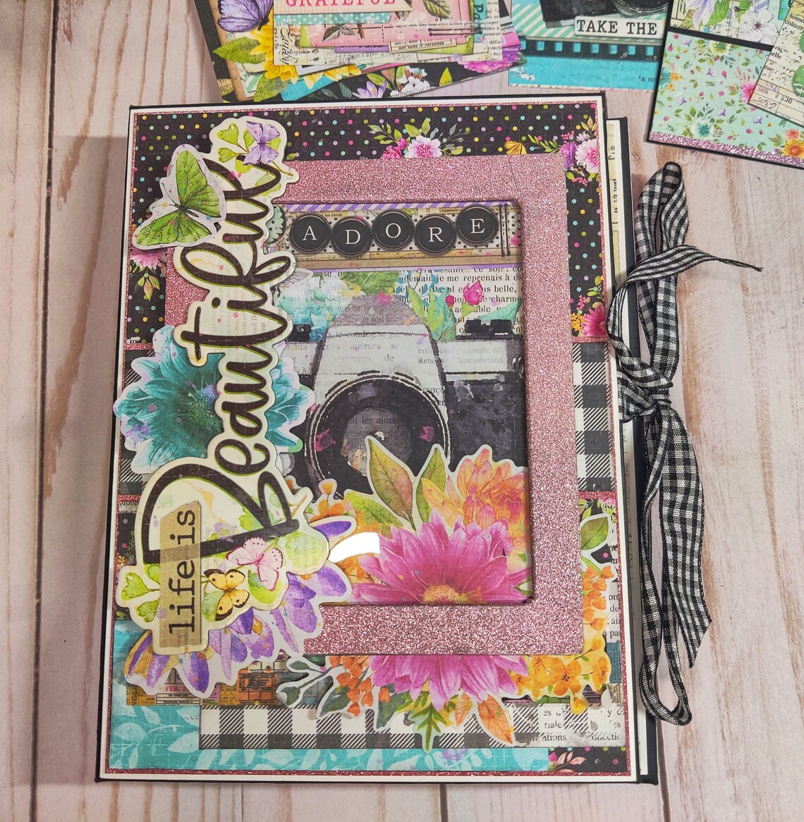 Life is Beautiful Folio Mini Album - Etsy