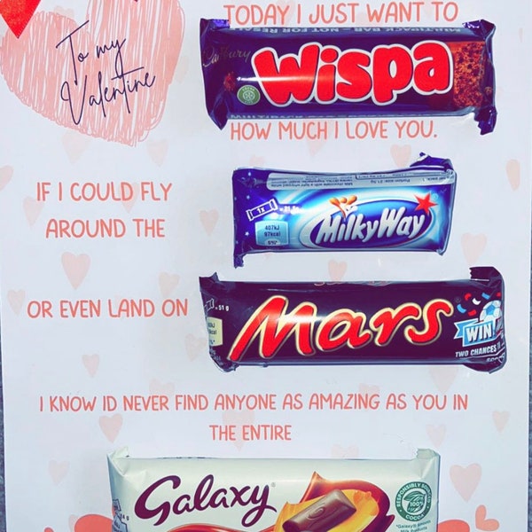 Chocolate Poem - Etsy UK