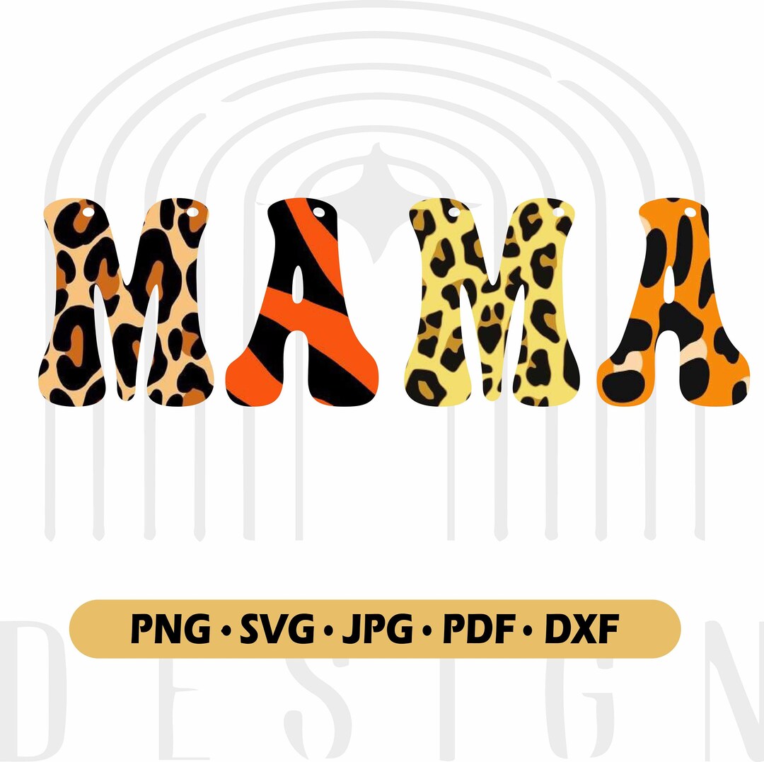 Mama Leopard Png, Leopard Mama Sublimation, Mom Png, Mama Png Designs ...