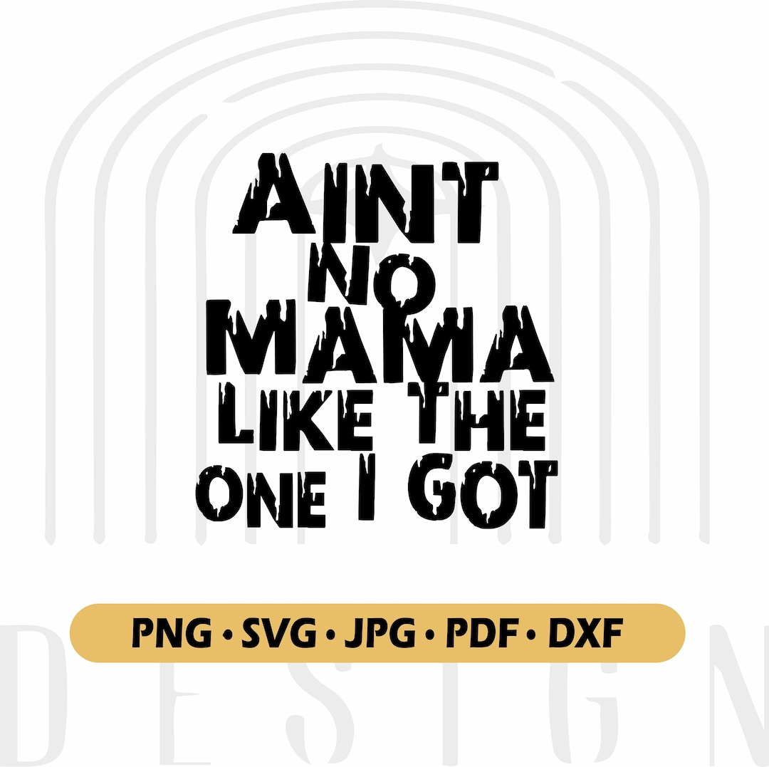 Ain't No Mama Like the One I Got, Graphic Design Svg, Family Svg, Funny ...
