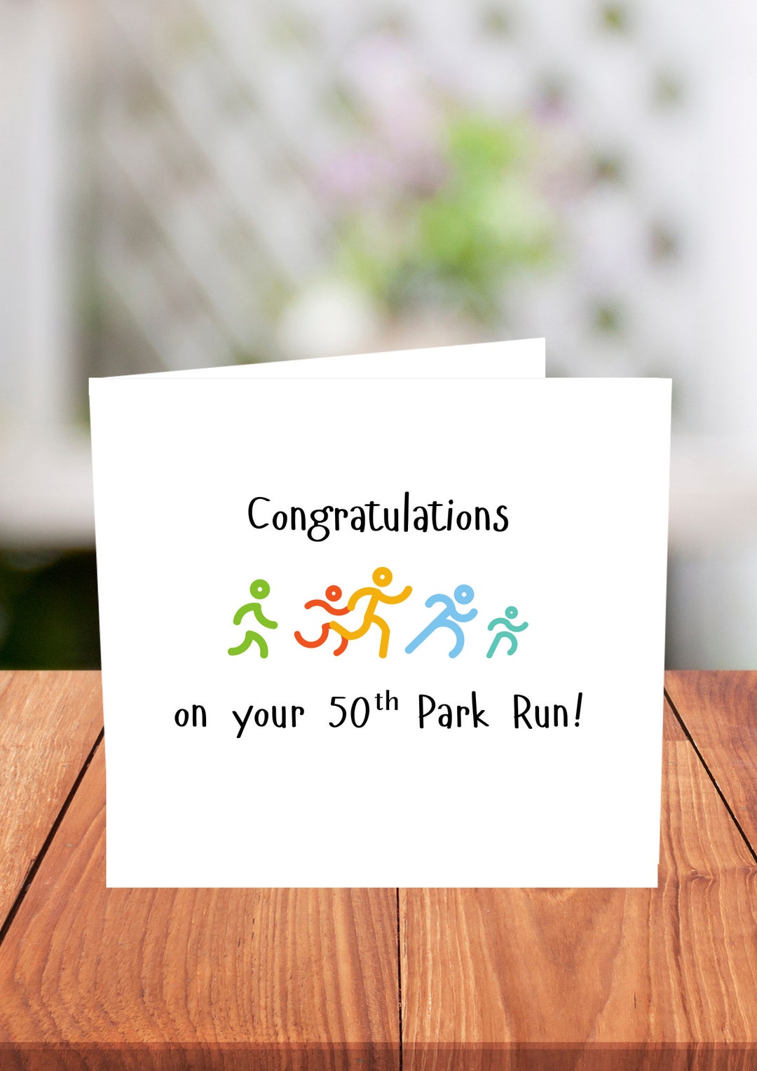 Congratulations on Your Park Run Milestone Card Choose the Milestone - Etsy
