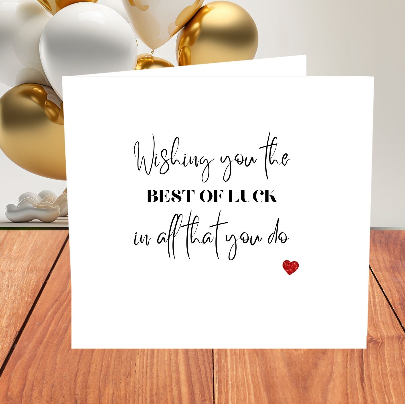 Good Luck Card // Good Luck Card - Etsy