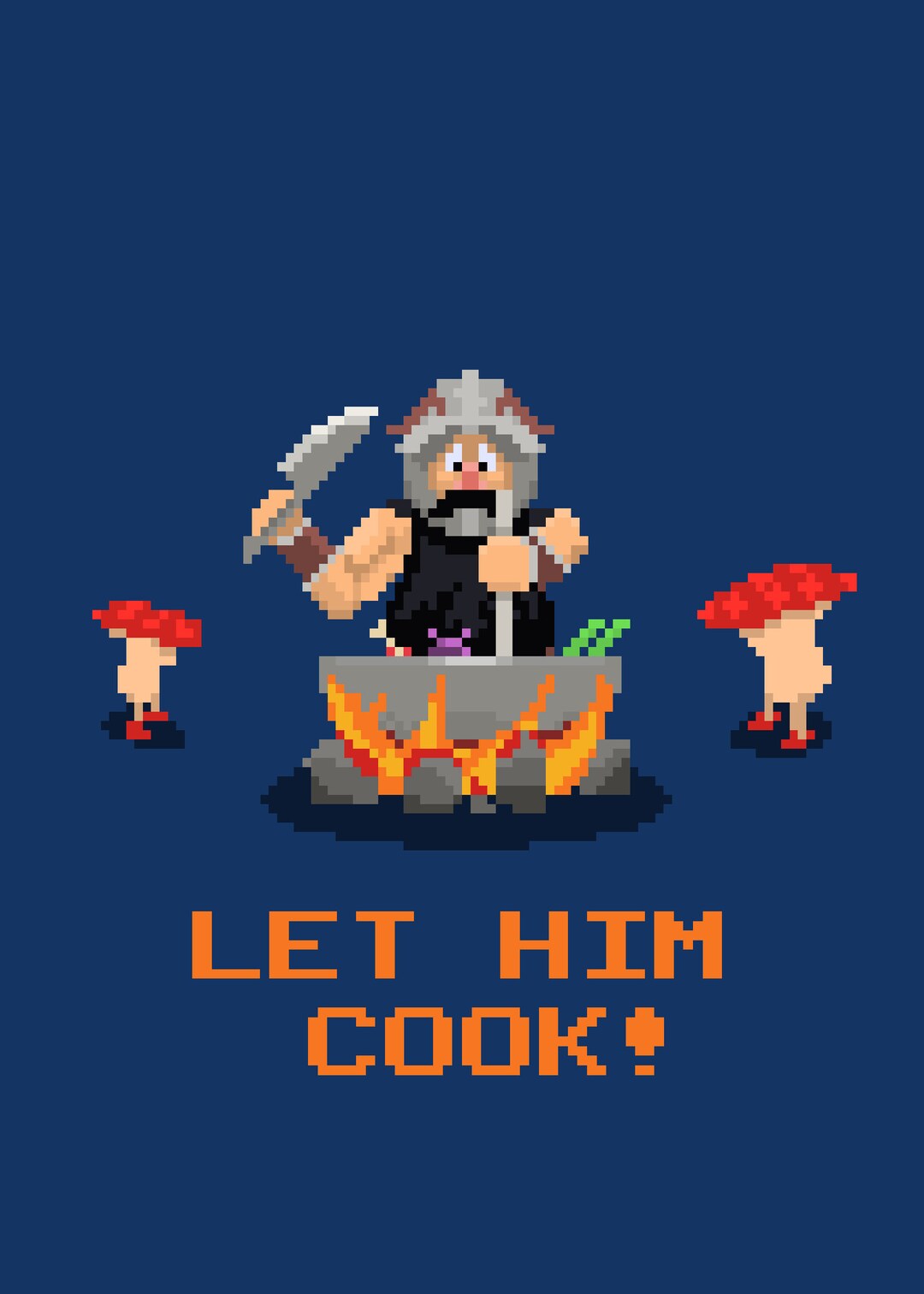 5 X 7 Pixel Art Senshi Print - Etsy