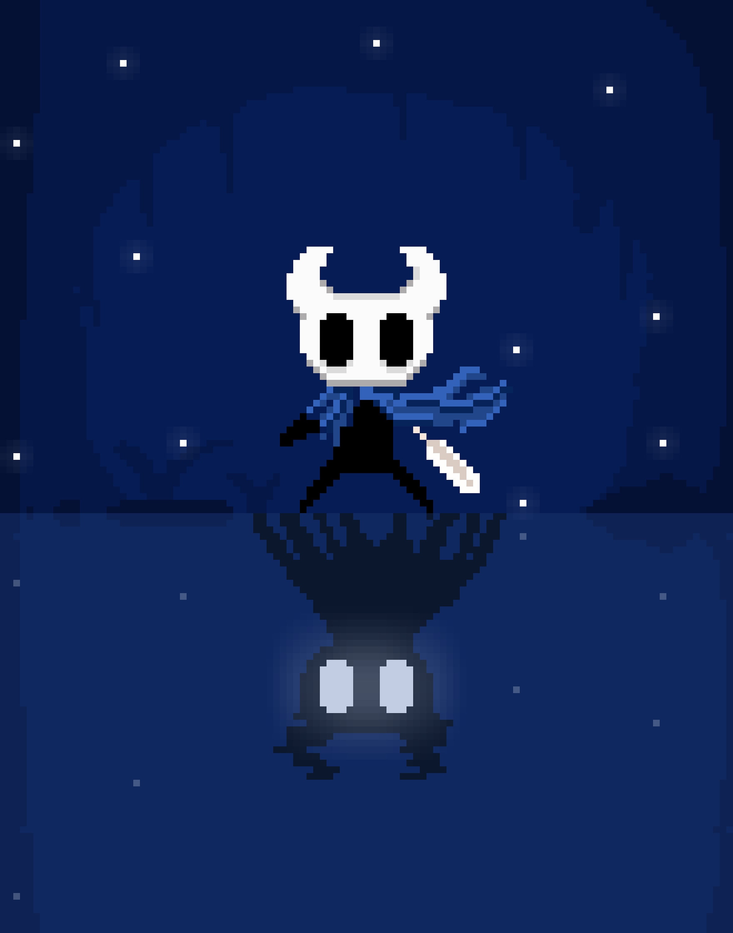 Hollow Knight 11x14 Pixel Art Print - Etsy