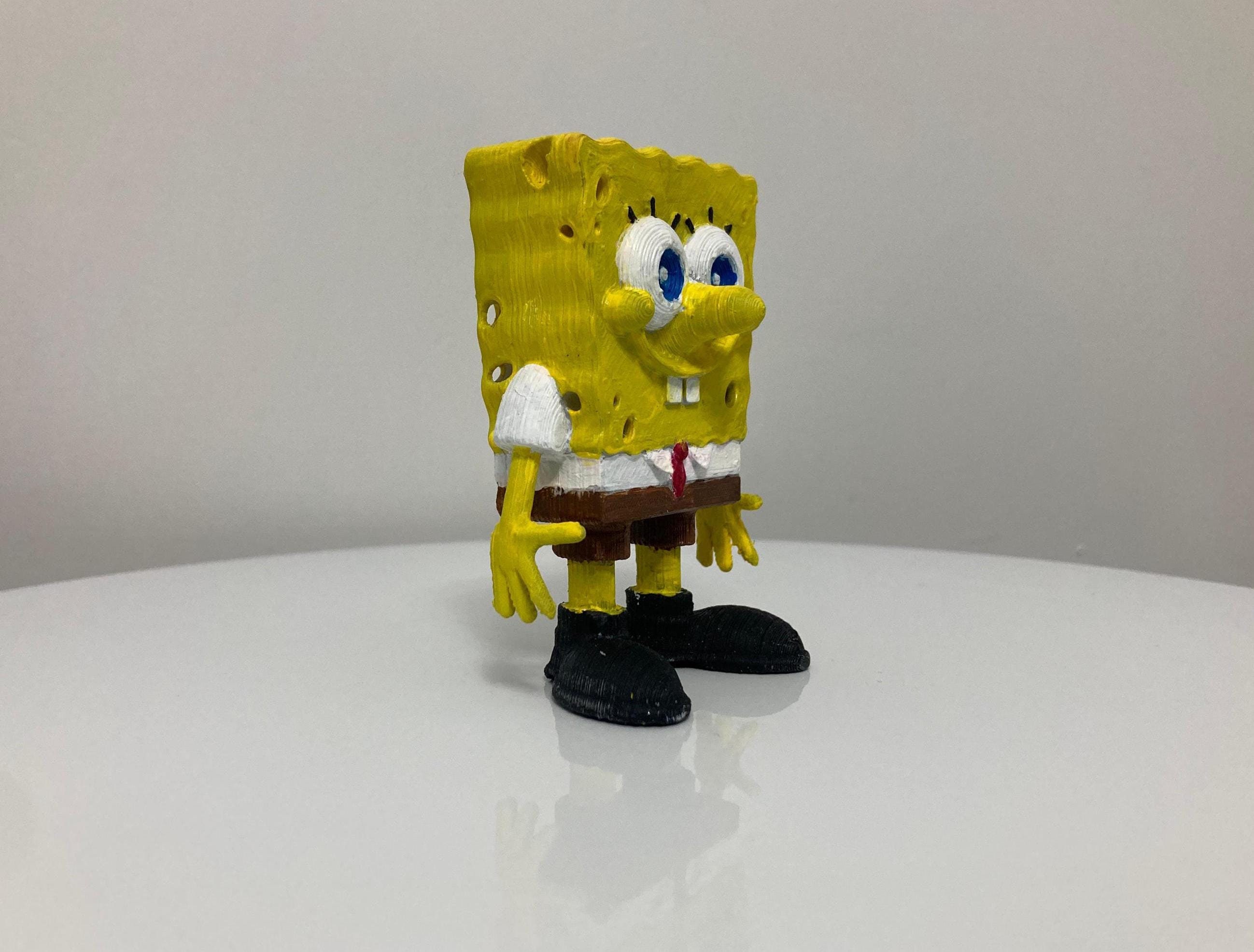3D Printed Spongebob Squarepants Statue, Home Decoration Figurine ...