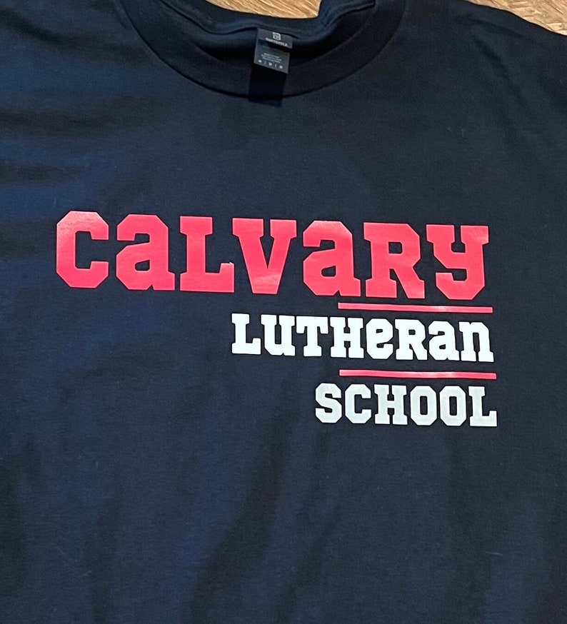 Calvary School Spirit Block Logo - Etsy