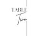 Table Numbers, Printable Table Numbers, Modern Minimalist Table Number ...