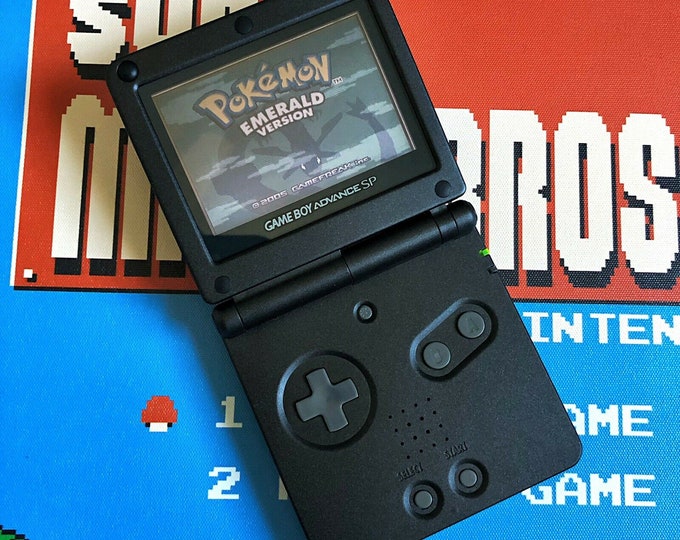 Nintendo Gameboy Advance SP Black AGS-001 Refurbished - Etsy
