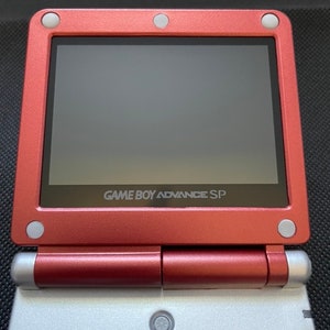 Console Gameboy Advance SP Mario Limited Edition Refurbished With IPS ...