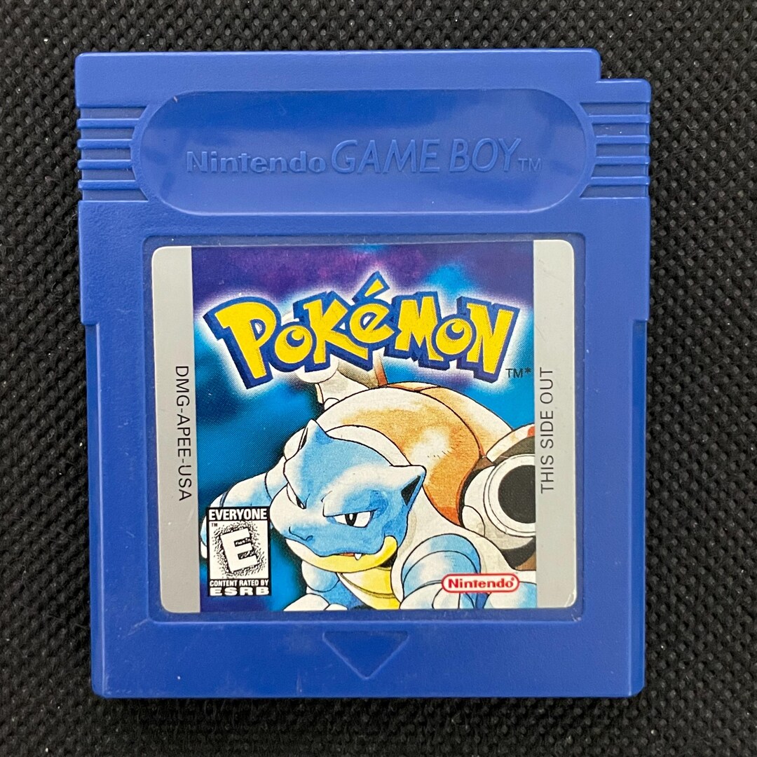 Pokemon Blue Version for Nintendo Gameboy - Authentic - Etsy
