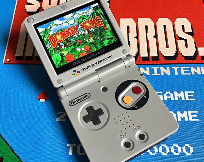 Console Nintendo Gameboy Advance SP Super Famicom SNES Edition | Etsy
