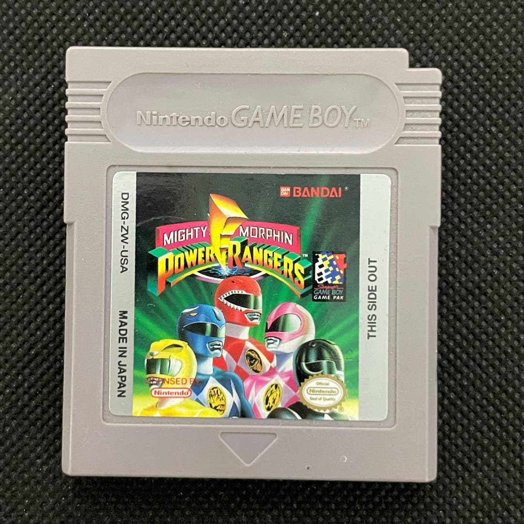 Mighty Morphin Power Rangers for Nintendo Gameboy - Etsy
