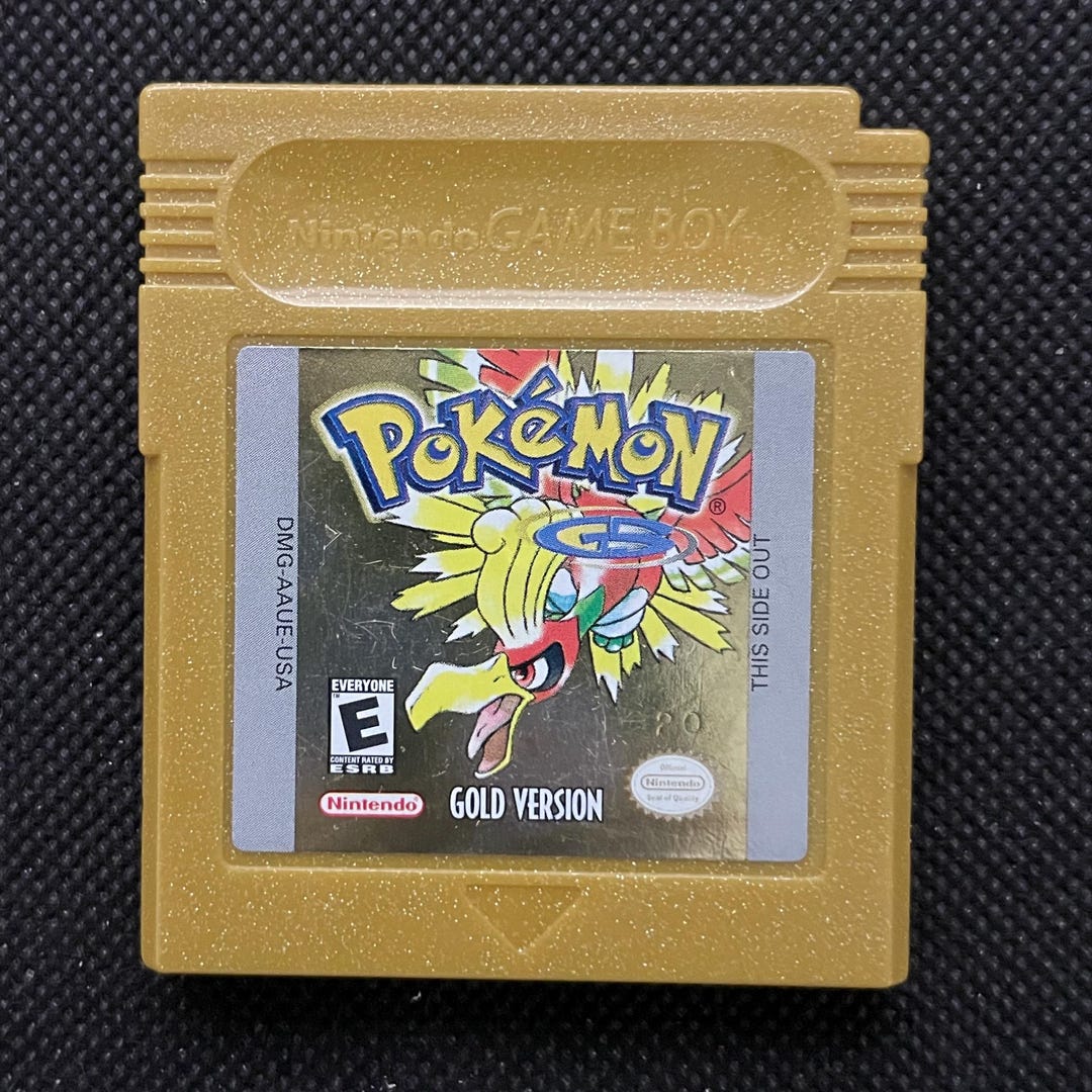 Pokemon Gold for Nintendo Gameboy Color - Authentic - New Battery - Etsy