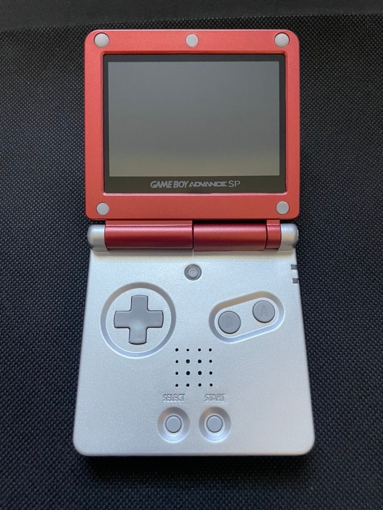 Console Gameboy Advance SP Mario Limited Edition Refurbished With IPS ...