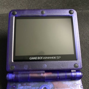 Console Nintendo Gameboy Advance SP Dark Blue Refurbished With IPS V2 ...