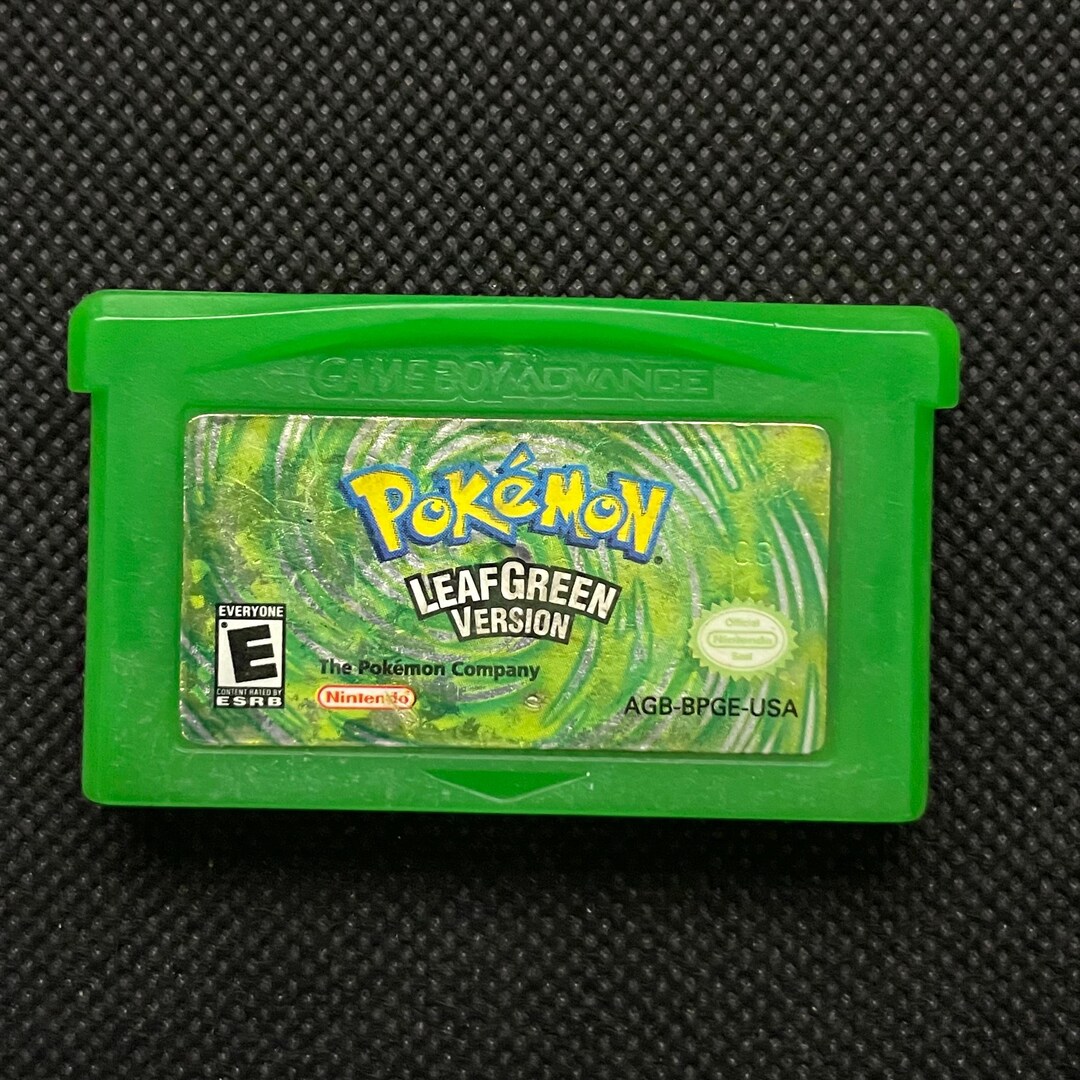 Pokemon Leaf Green for Nintendo Gameboy Advance - Authentic - Good ...