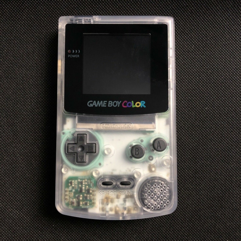Console Gameboy Color Clear White Refurbished With IPS V2 - Etsy