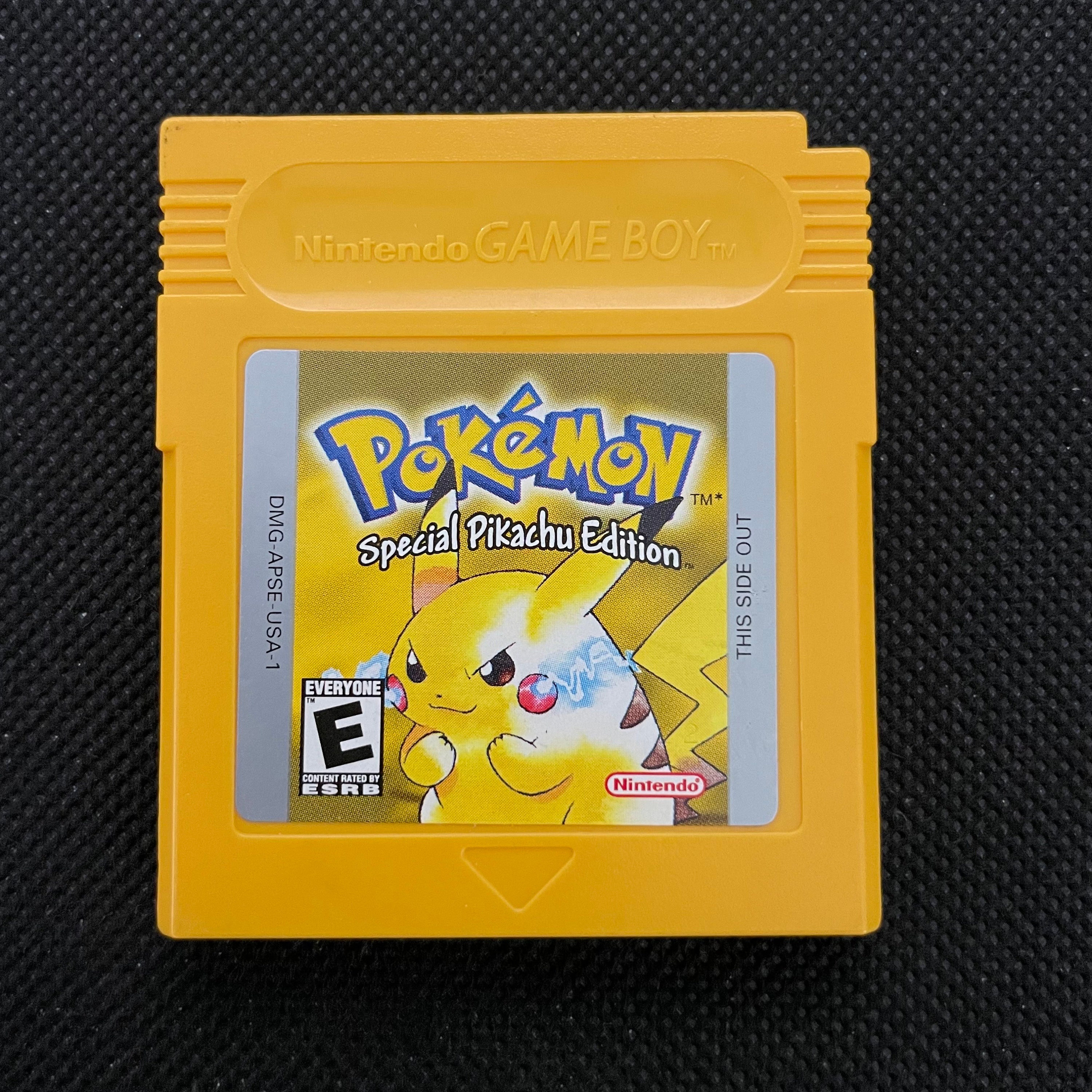 Pokemon Yellow Version Special Pikachu Edition for Nintendo Gameboy ...