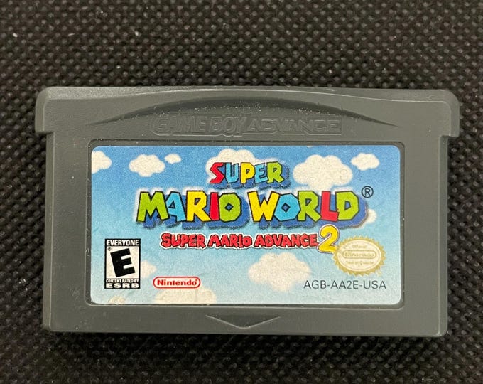 Super Mario Advance 2 - Super Mario World for Gameboy Advance - Etsy