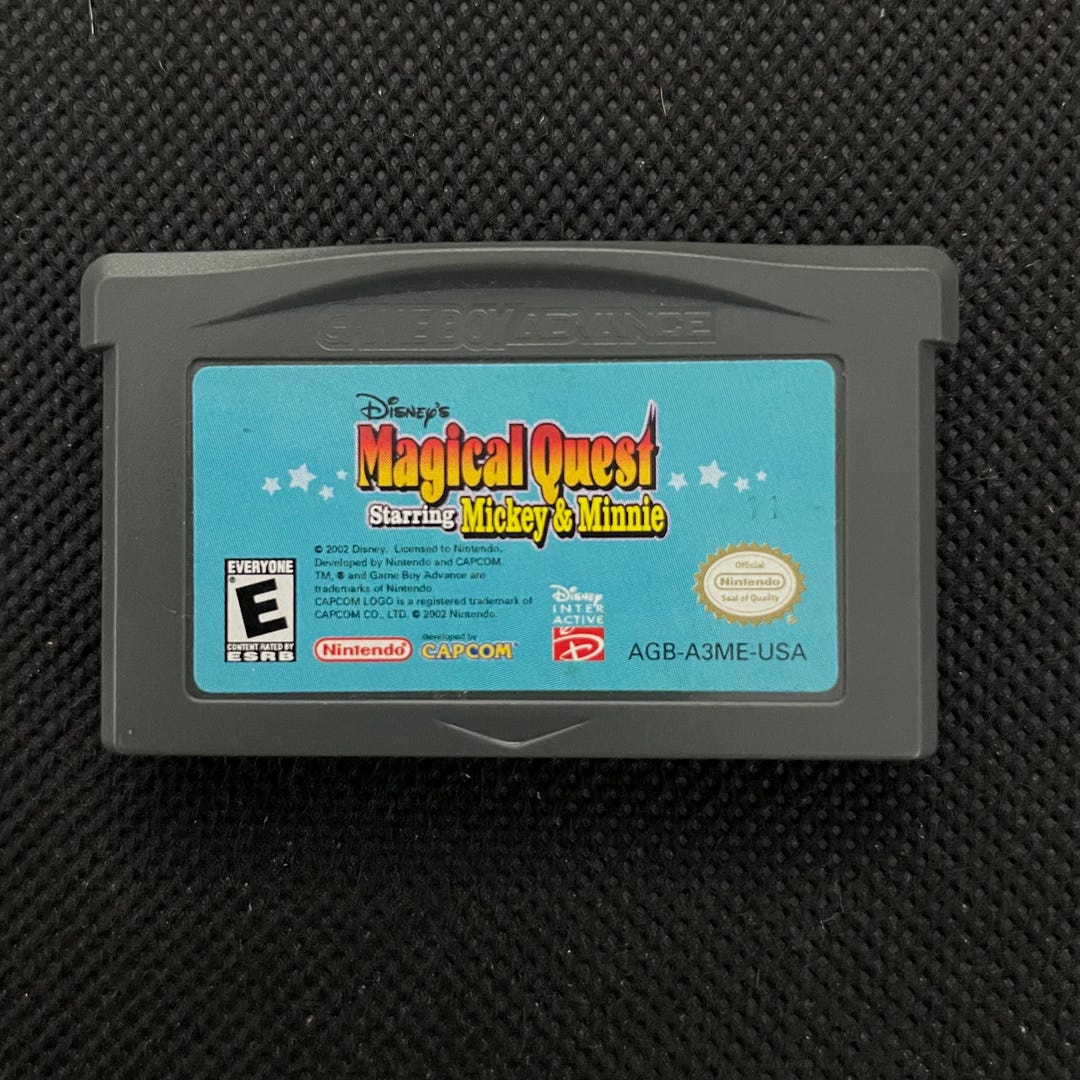 Disney's Magical Quest Starring Mickey & Minnie for Nintendo Gameboy ...