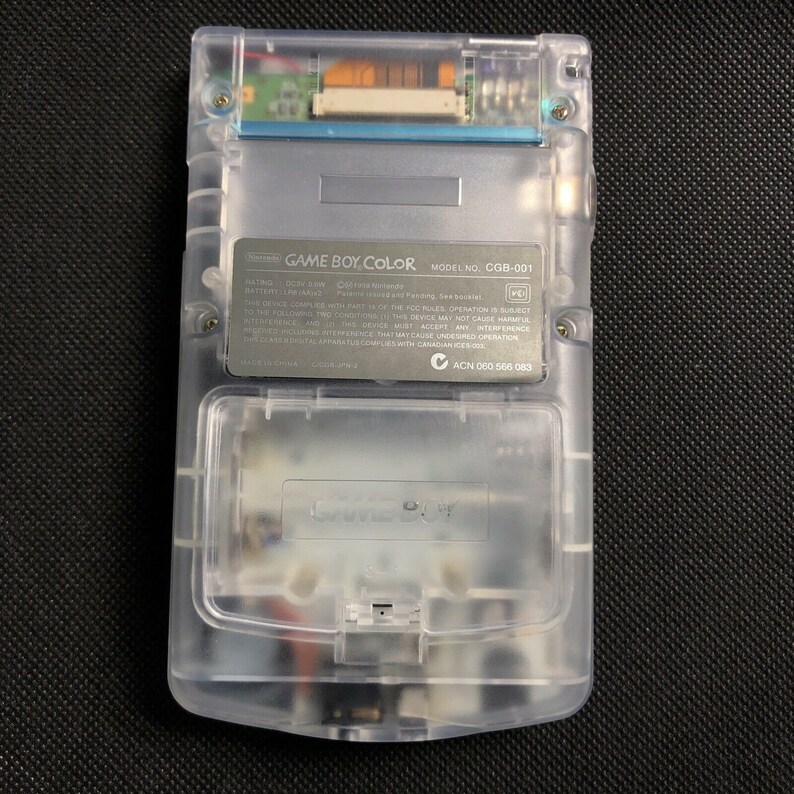 Console Gameboy Color Clear White Refurbished With IPS V2 - Etsy