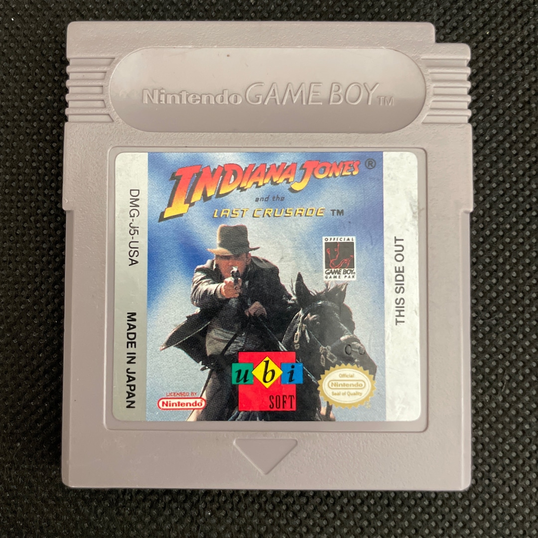 Indiana Jones and the Last Crusade for Nintendo Gameboy - Etsy