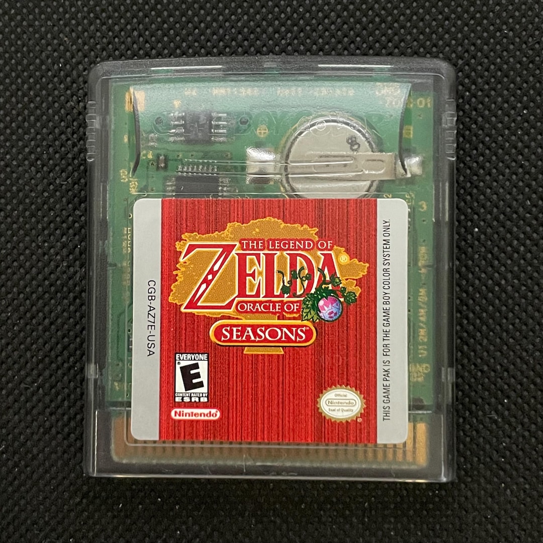 The Legend of Zelda Oracle of Seasons for Nintendo Gameboy Color - Etsy