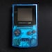 Console Gameboy Color Clear Blue Refurbished With IPS V2 Backlit Bright ...