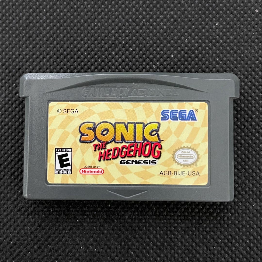 Sonic the Hedgehog Genesis for Nintendo Gameboy Advance - Etsy