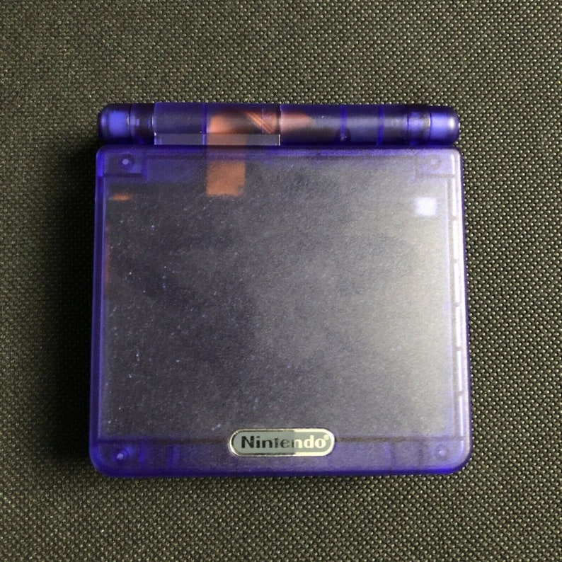Console Nintendo Gameboy Advance SP Dark Blue Refurbished With - Etsy