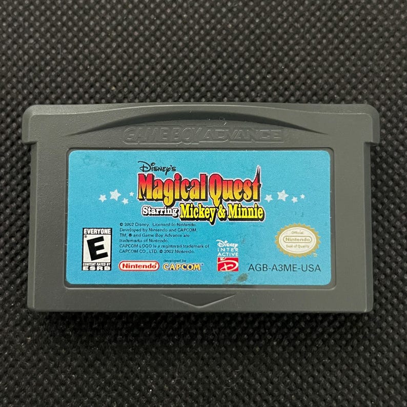 Disney's Magical Quest Starring Mickey & Minnie for Nintendo Gameboy ...
