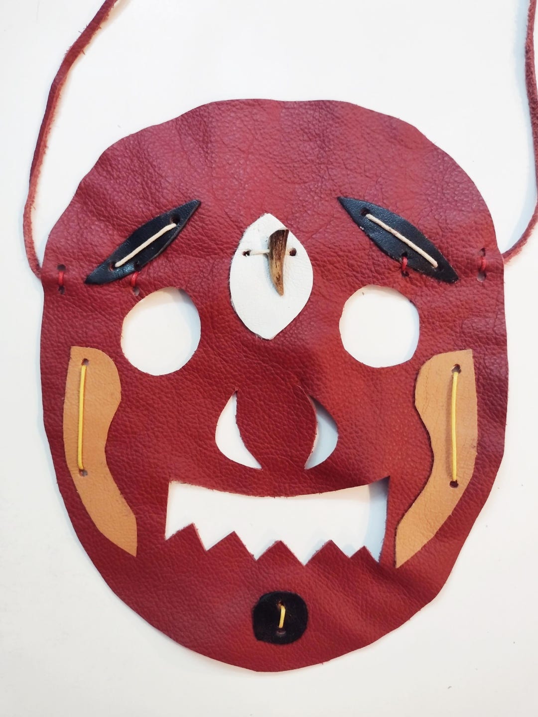 Slavic Mask, Leather Mask, Karaboshka, Karaboshka, Ritual Slavic Mask ...