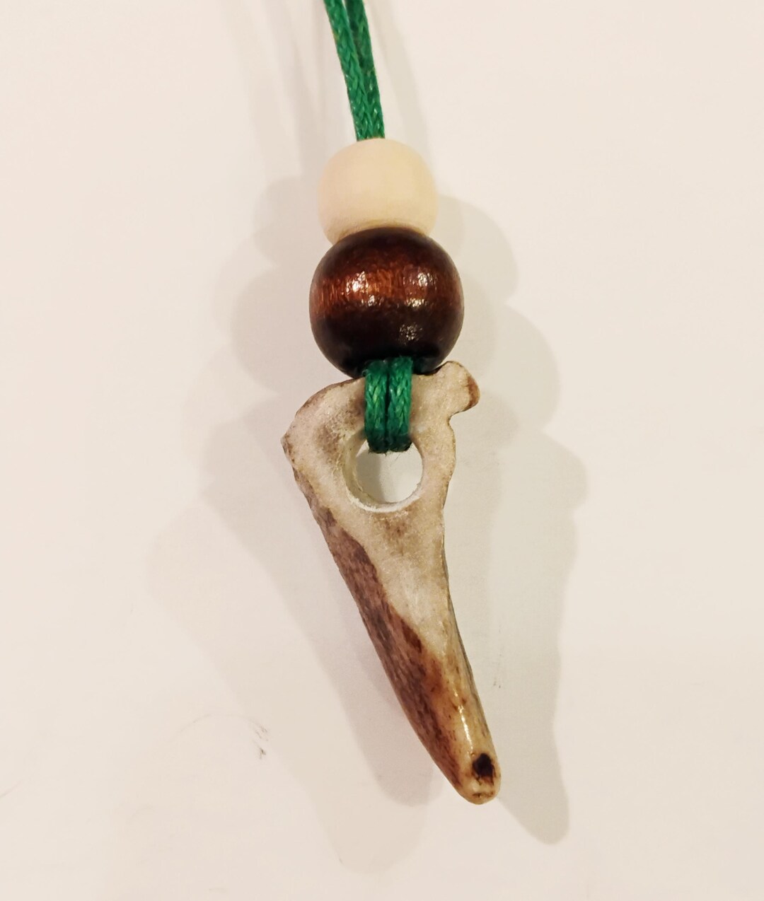 Handmade Necklace, Real Antler Pendant, Real Antler Necklace, Deer ...