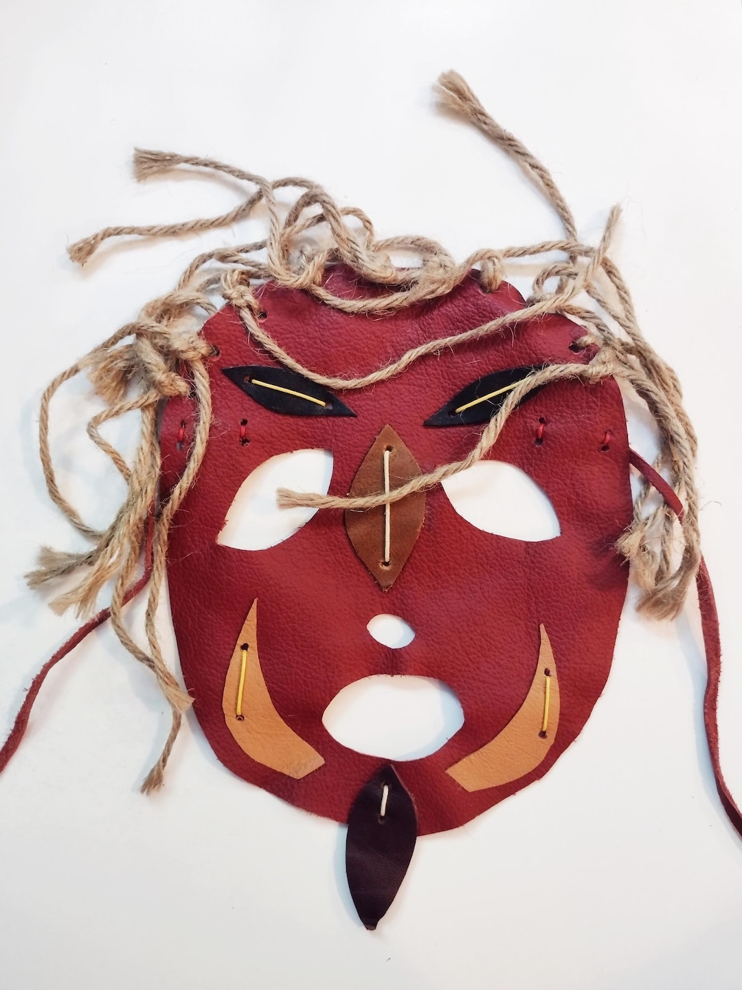 Slavic Mask, Leather Mask, Karaboshka, Karaboshka, Ritual Slavic Mask ...