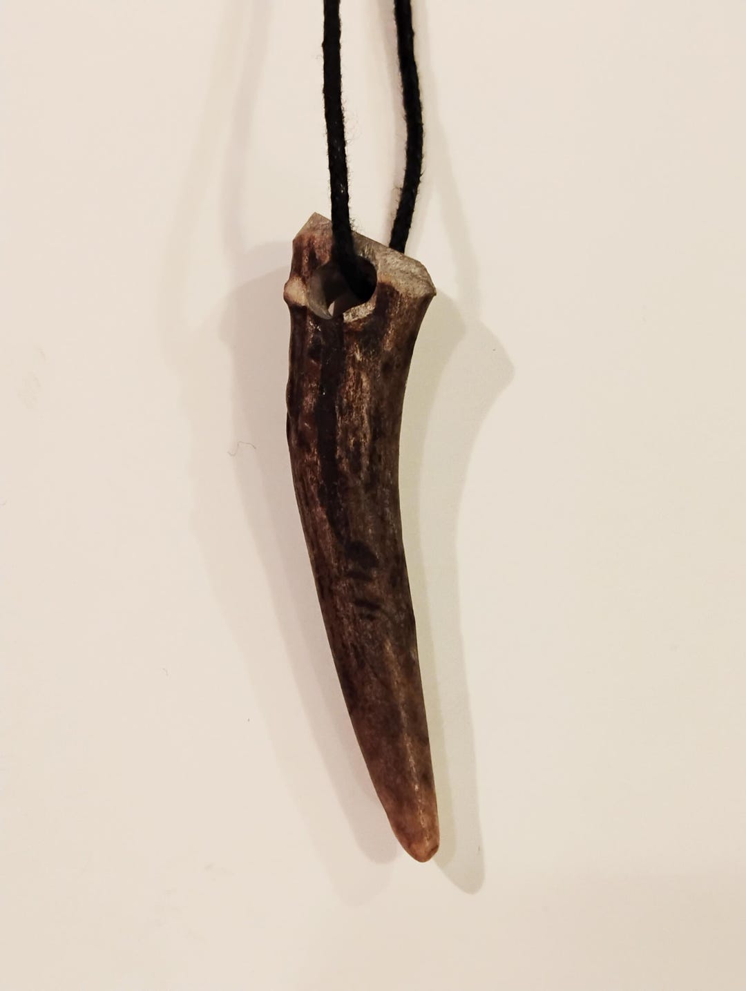 Handmade Necklace, Real Antler Pendant, Real Antler Necklace, Deer ...