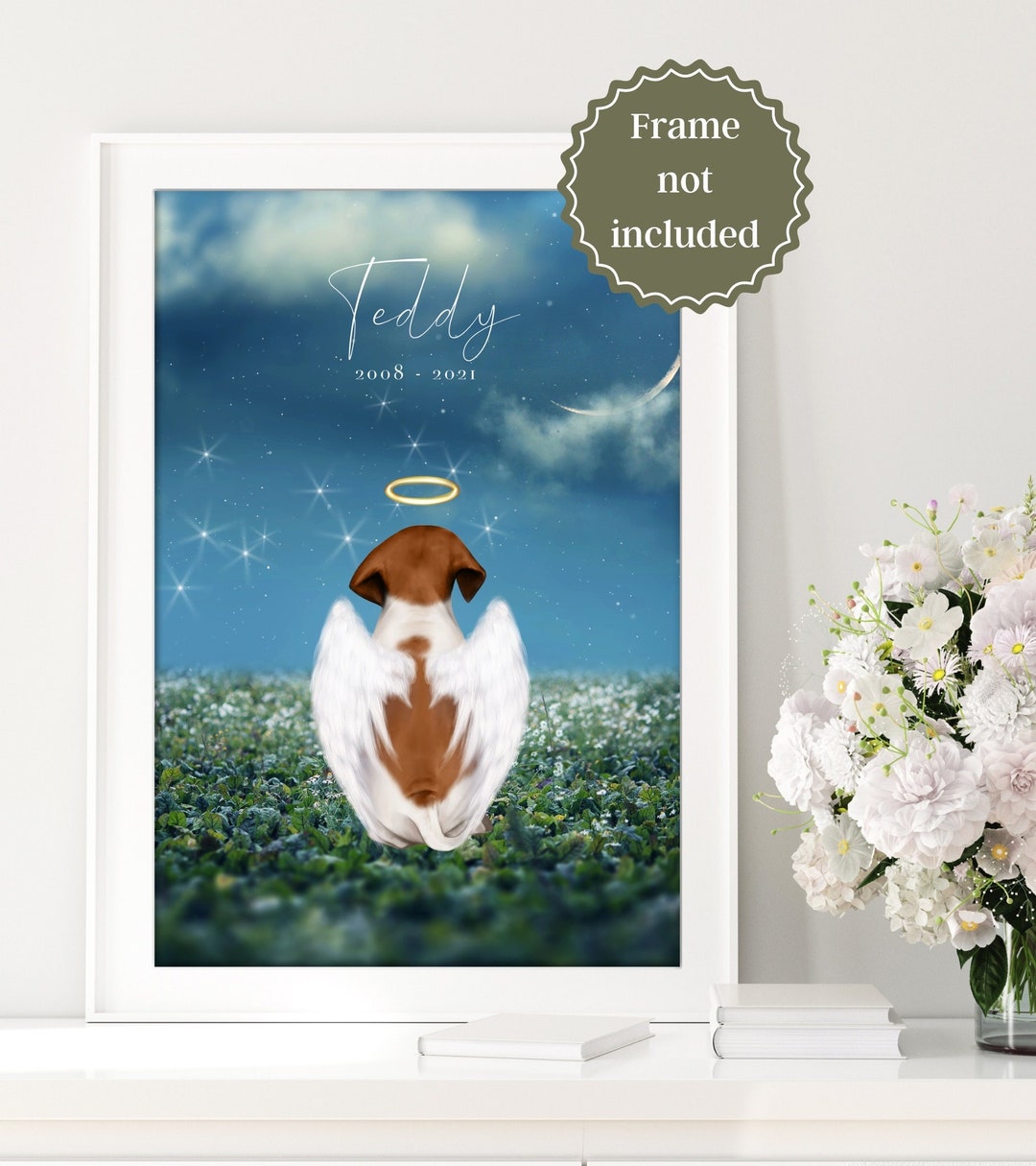 Personalised Pet Memorial Print | Dog Memorial | Cat Memorial | Pet ...