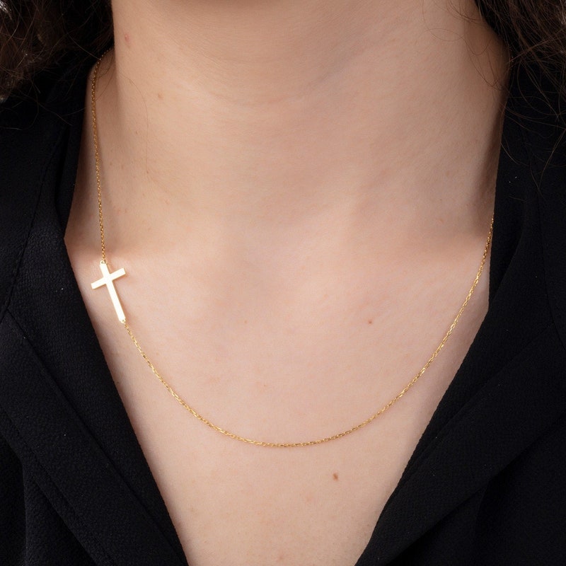 Sideways Cross - Etsy