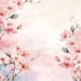 Sakura, Cherry Blossoms Digital Paper, Background Graphics, Watercolor ...