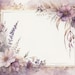 Purple Floral Watercolor Digital Paper Pack: Abstract Art Borders for ...